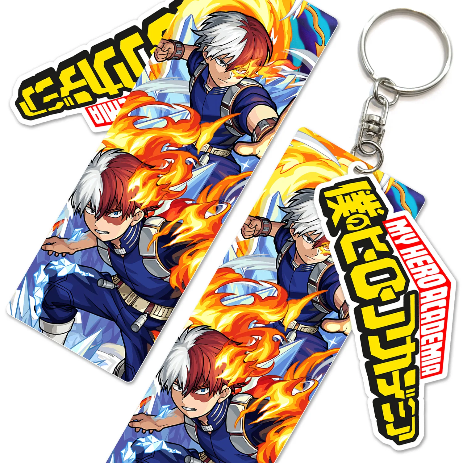 Japanese Anime Cheap Deku Bakugou Katsuki Todoroki Shoto Keychain ...