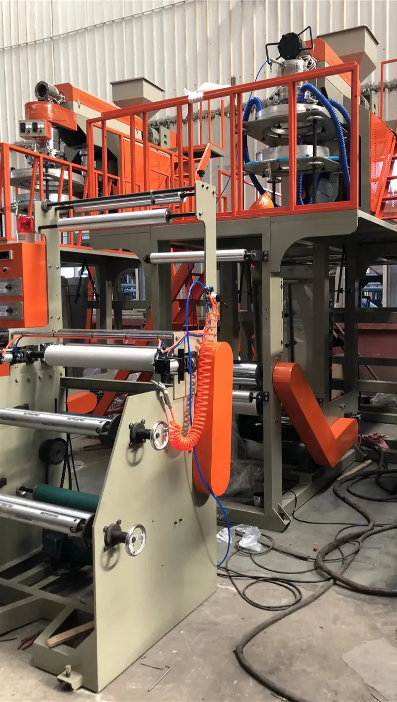 Automatic 3 Layer Double Winders Biodegradable Poly Pp Pvc Cold Plastic ...