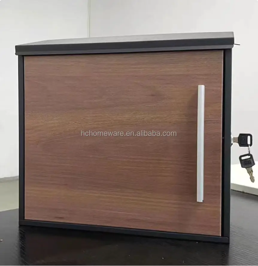 Modern Residential Wall Mounted Mailbox With Common Lock Left-Hand Door ...