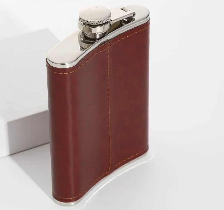 Custom 6oz 7oz 8oz Metal Stainless Steel Whisky Hip Flask