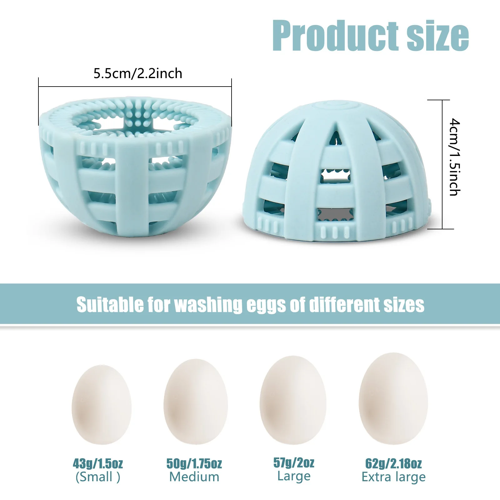 Silicone Egg Cleaning Brush Scrubber For Egg Spinning Washer Tool ...