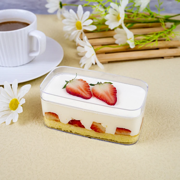 Wholesale Plastic Rectangle Pastries Food Nuts Packaging Tiramisu ...