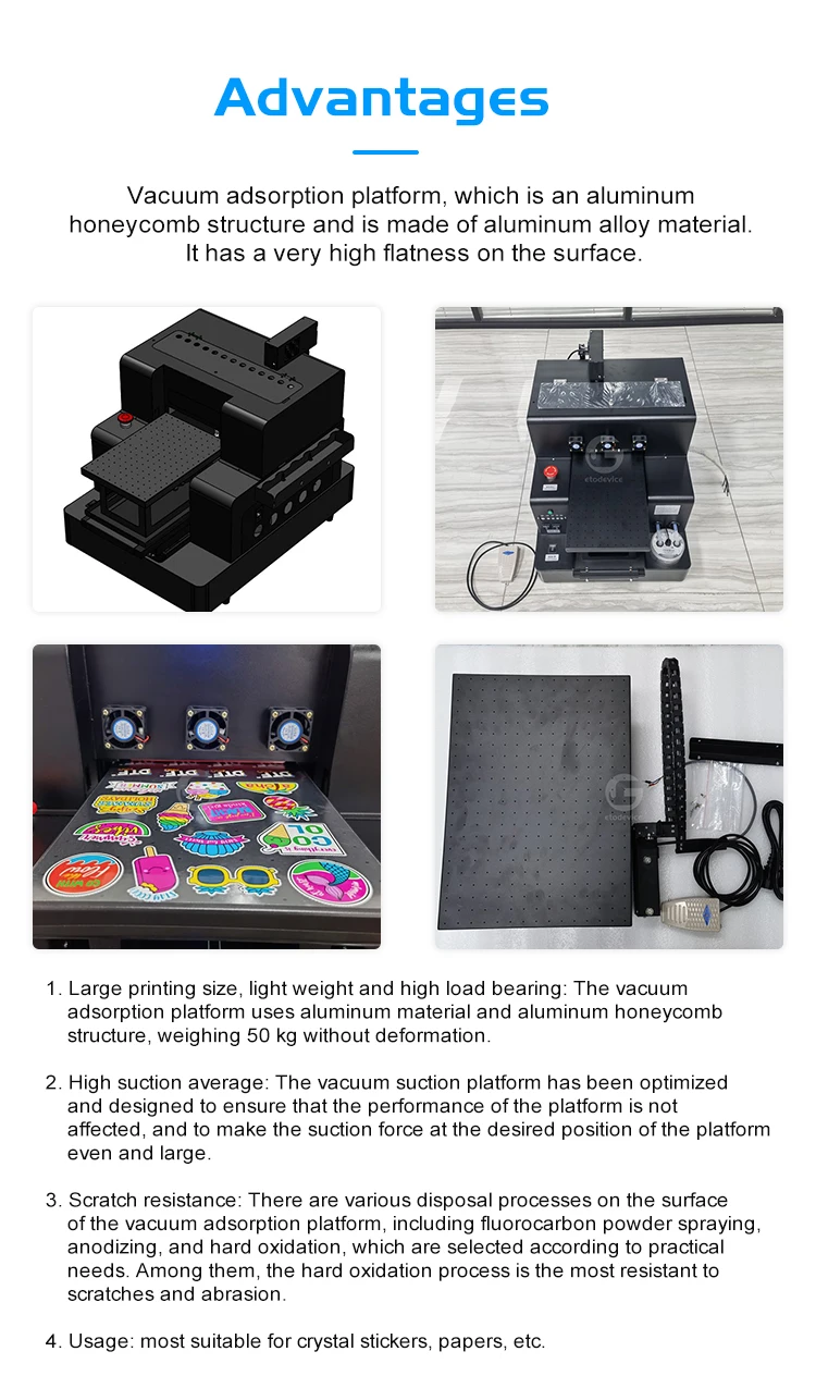 Automatic Bottle Printer A4 Size Led Inkjet Flatbed Uv Printer A3 Cans ...