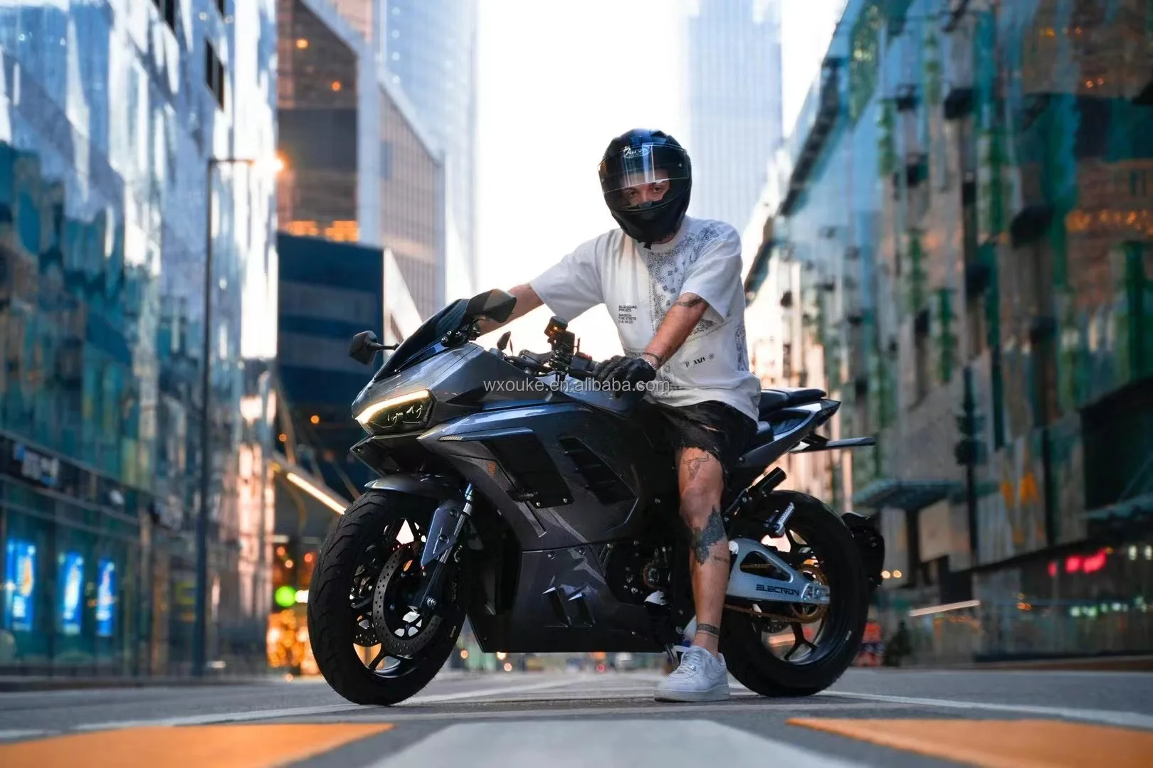 Racing Electric Motorcycle - 3000w Mid Motor, 150km/h