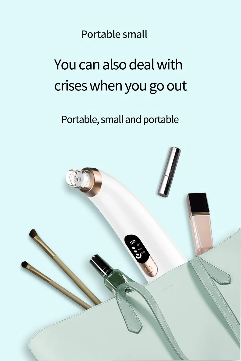 Heads Facial Suction Pore Cleaner Electric Pore Vacuum Blackhead ...