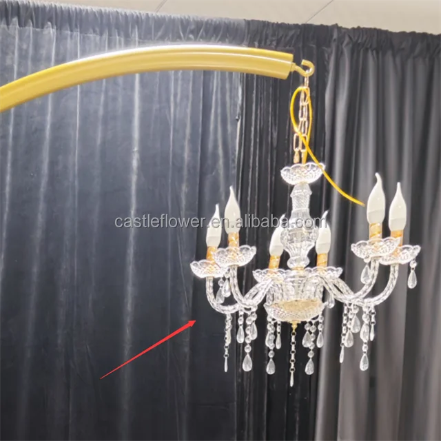 F-FS0406 Crystal Chandelier Bracket - Elegant Wedding Decor