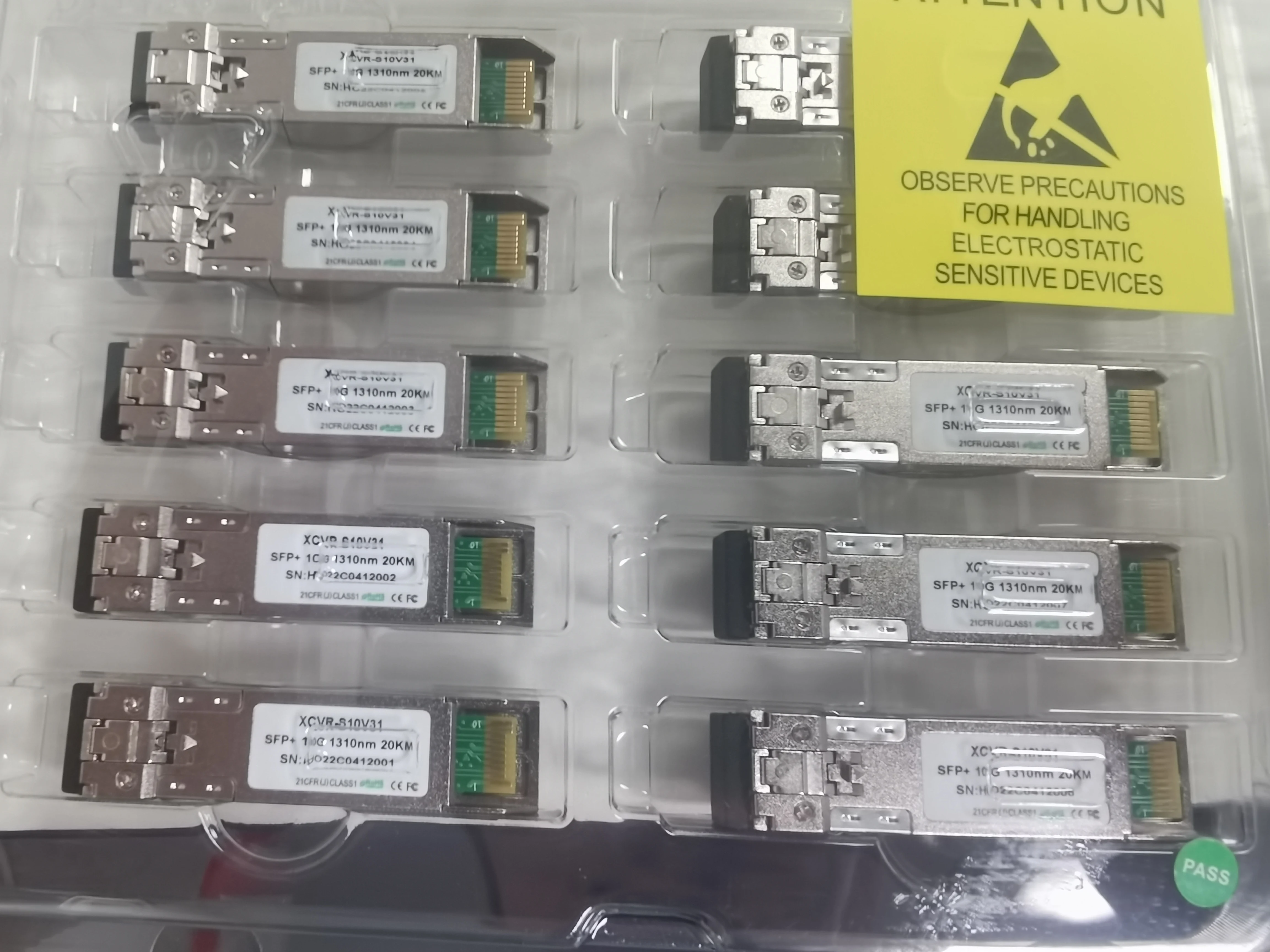 Generic Compatible C band 100GHz 10g DWDM module spacing 0.8nm 10g transceiver 10g dwdm 80km ...