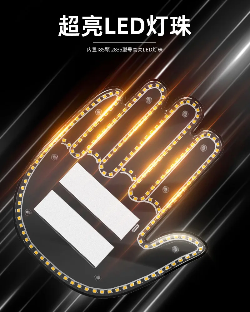 Car Universal Gesture Light, Car Multi-function Warning Light, Reminder ...