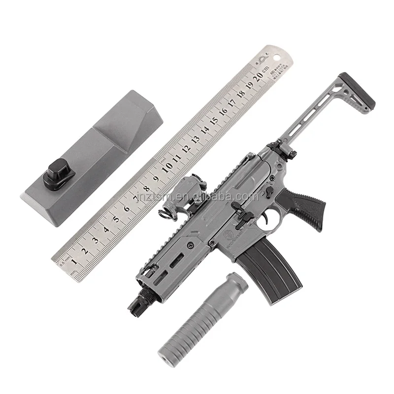 Sig Mcx Realistic Toy Guns Teaching Resources Metal Gun Keychain Mini ...