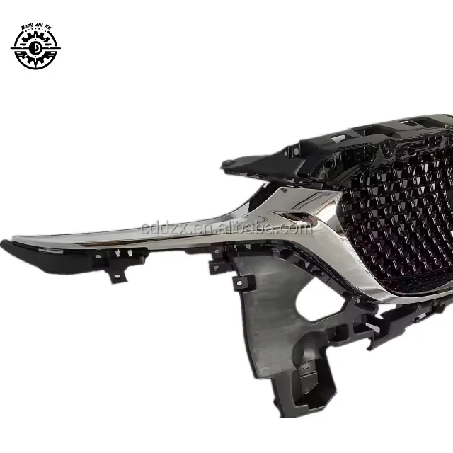 Body Kit Accessories Plastic Front Bumper Grille Assembly With Strip ...