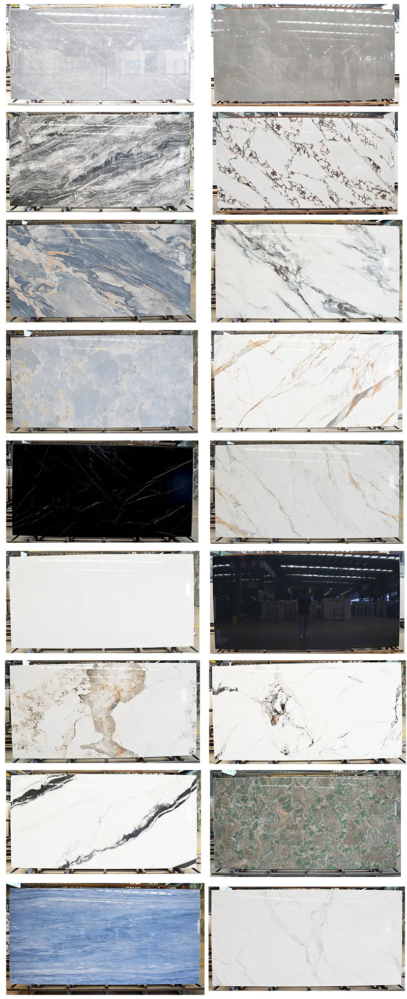 Sintered Stone Big Slab Glossy Large Format Sintered Stone Slab Floor ...