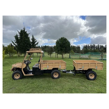 High Performance Side Loading Atvs / Utvs Transport Trailer Pull Farm ...