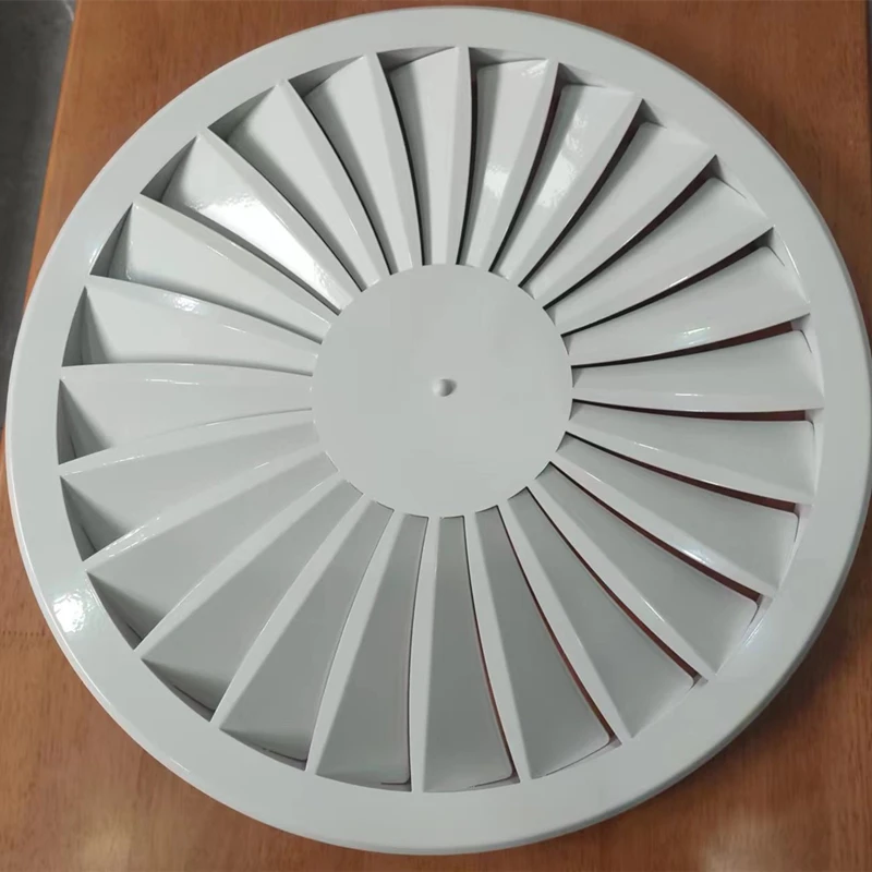Aluminum Ceiling Ventilation Diffuser Gravity Louver Wall Mounted ...