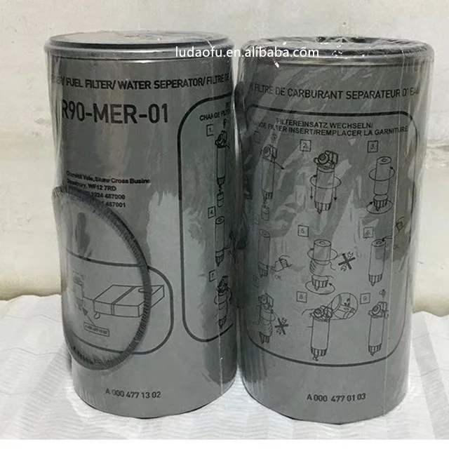 Truck Engine Diesel Fuel Filter Oil Water Separator Filter element ...