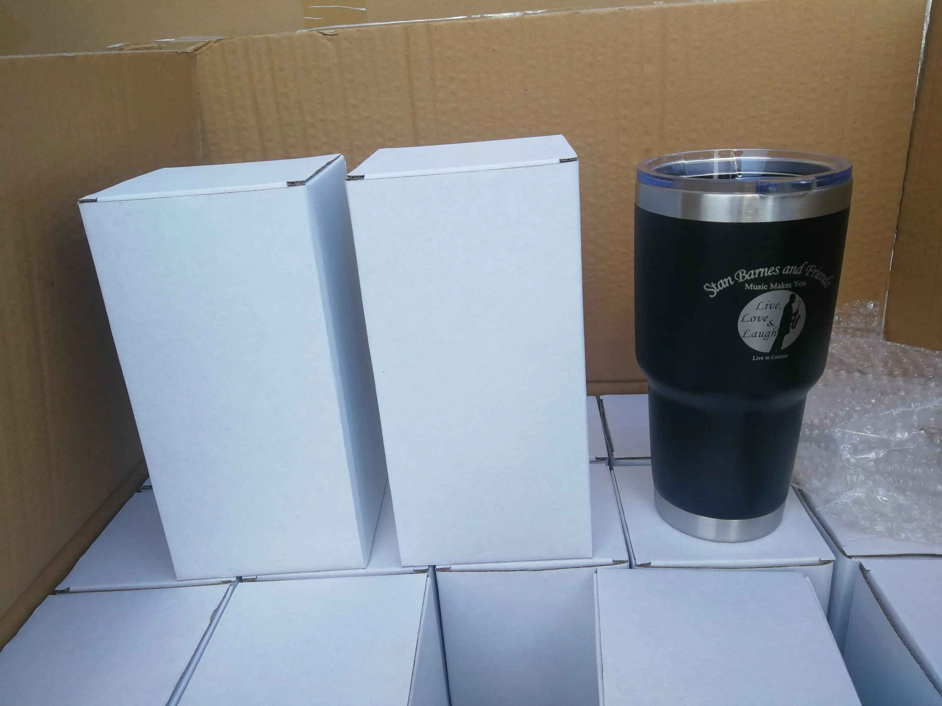 Custom Laser Engraved 20oz Ounce Vacuum Powder Coated Tumblr Cups ...