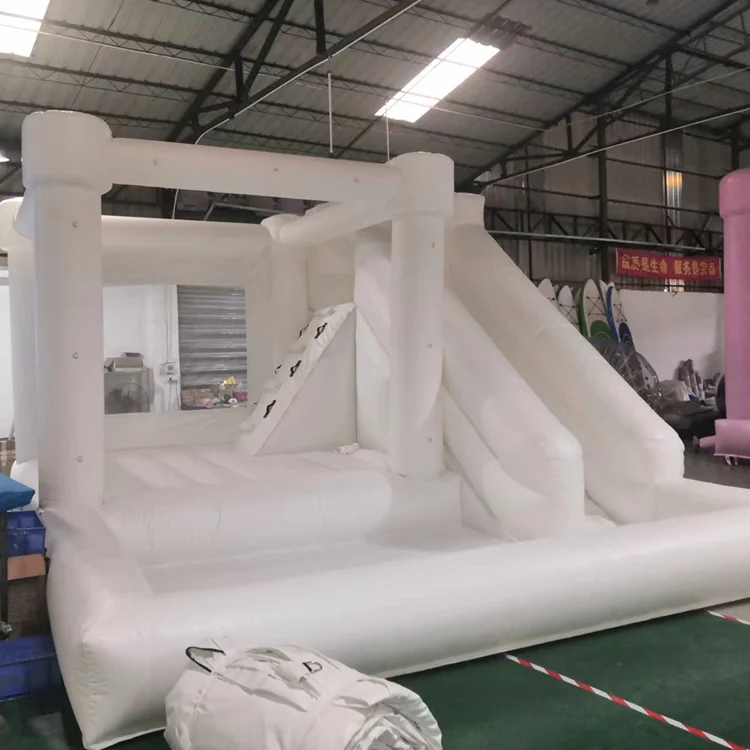 New Pvc Splashing Bouncy Castle Inflatable Summer Water Fun Inflatable ...
