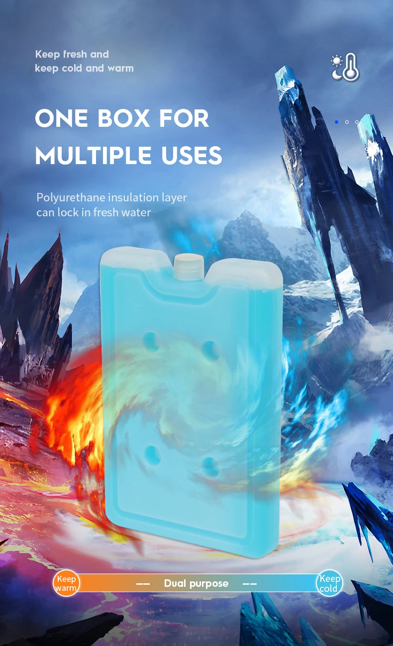 Factory Direct Sale Reusable Cold Pack Mini Ice Brick Cooler Box Ice ...