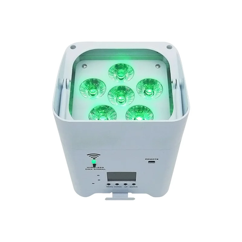 6x18W Battery Par Powered Uplights DMX Control Wedding Stage 6in1 ...