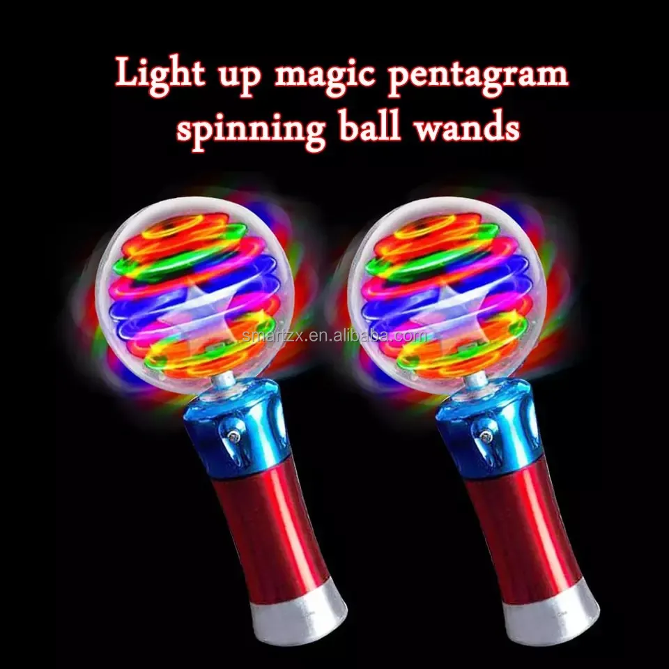 Light up Magic Ball Toy Wand - Fun LED Flashing Stick