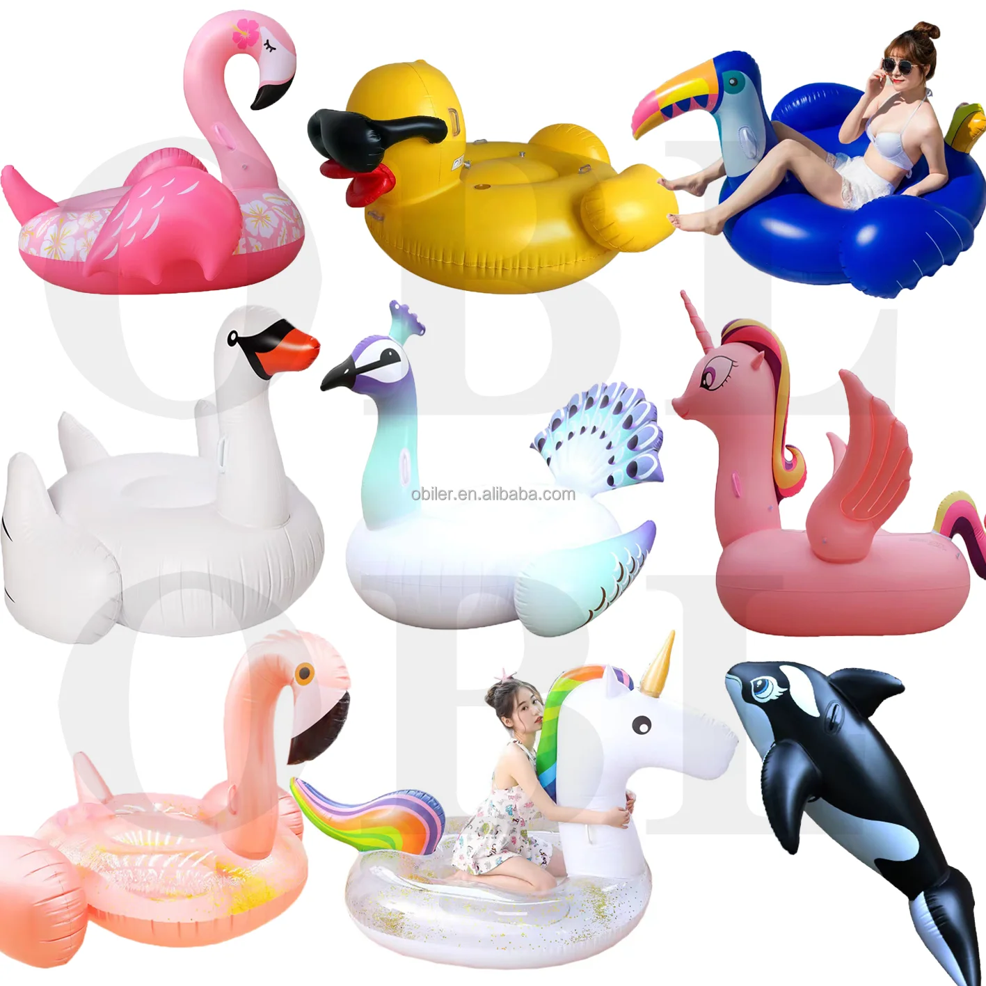 Obl Customized Small Plastic Boats See Through Crystal Bottom Kayak ...