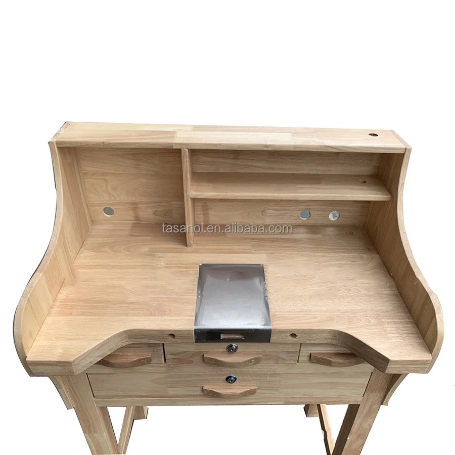 Solid Wood Jewelry Making Workbench & Tools for Artisans