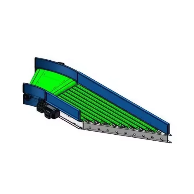 Powered Modular Belt Merge Conveyor System Angle Full Strip Belt Merge ...