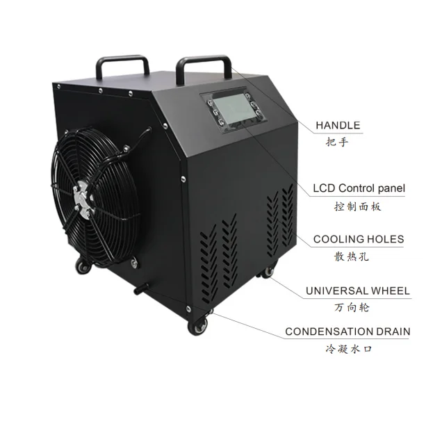 1hp Athlete Fitness Recovery Ice Bath Chiller Cycle Use Ice Bath Cold ...