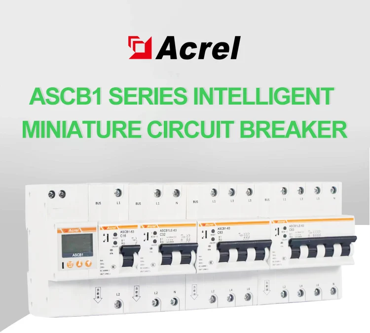 Acrel Ascb 2p Series Intelligent Circuit Breaker Optional Smart Remote Control Mcb - Buy Mcb ...