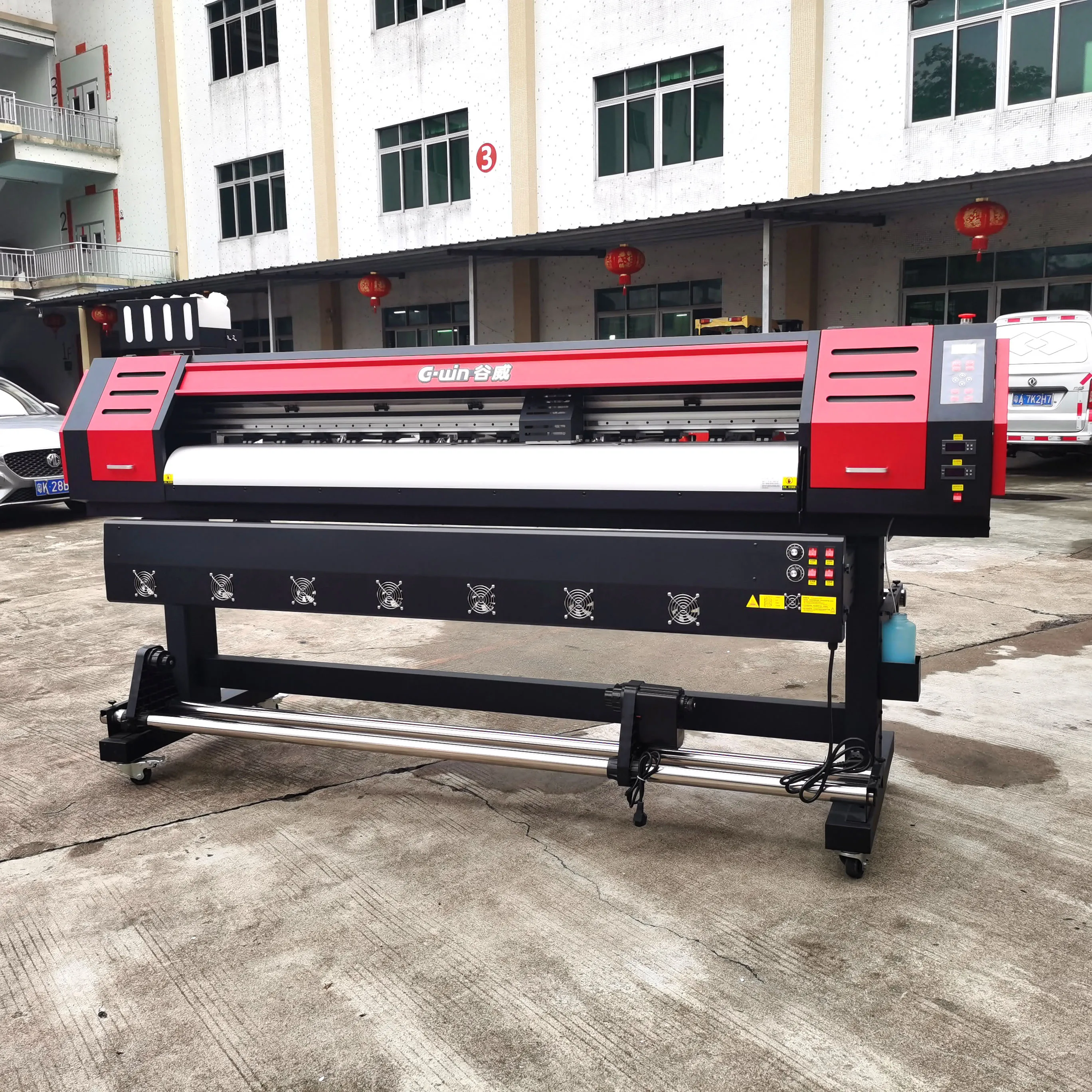 6 Feet Large Format Digital Inkjet Printers Printing Machine 1.9m ...