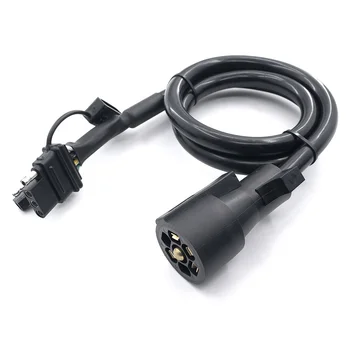 Heavy Duty For Truck Camper Blade Molded Rv Cable Wire 5 Way Trailer ...