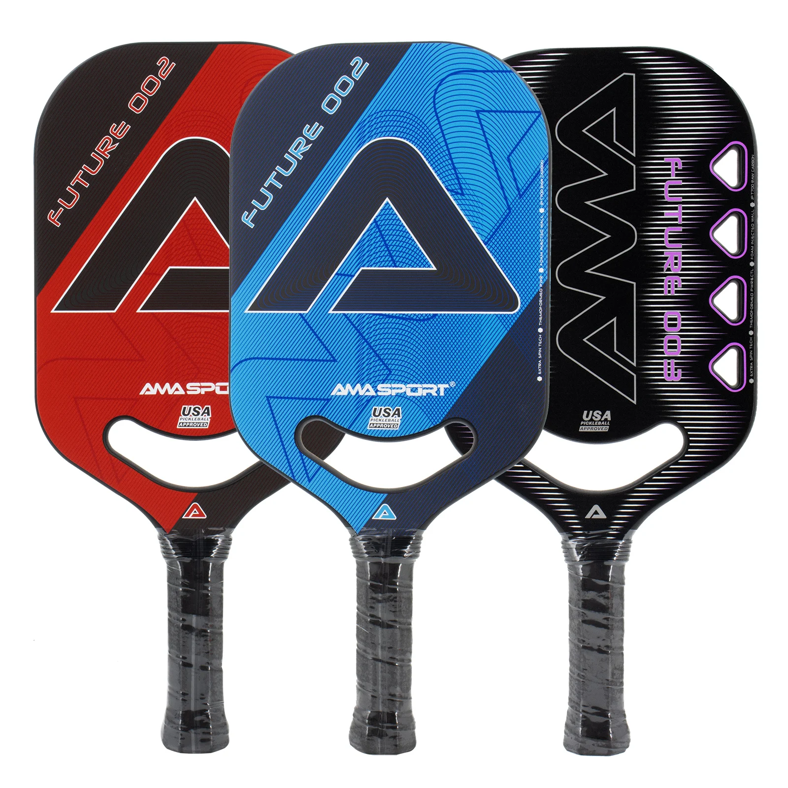 Ama Sport Pickle Ball Factory New Arrival 13mm Edgeless Florek Carbon ...