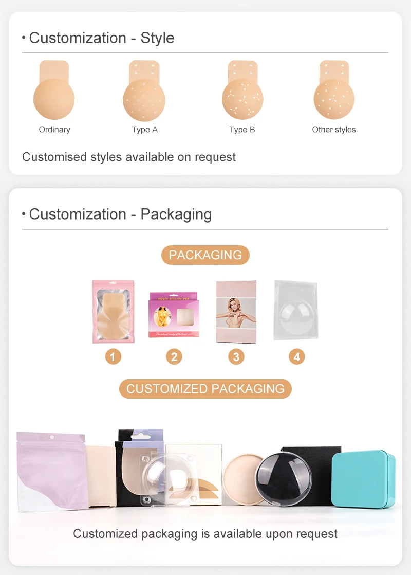 Factory Custom Liquid Silicone Nipple Cover Sticker Invisible Seamless ...