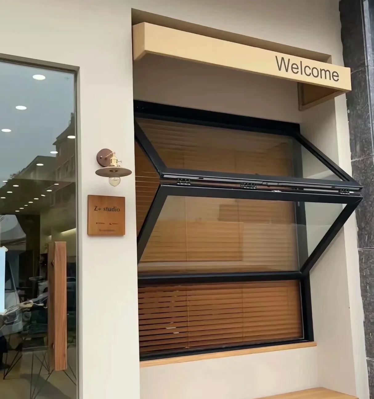 Modern Design Aluminium Vertical Fold Windows New Hurricane-Proof ...