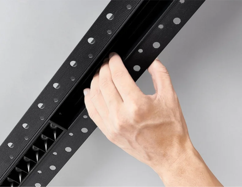 Flushed Mounted Recessed Low Voltage 4 Wires 3 Circuits Magnetic Track ...