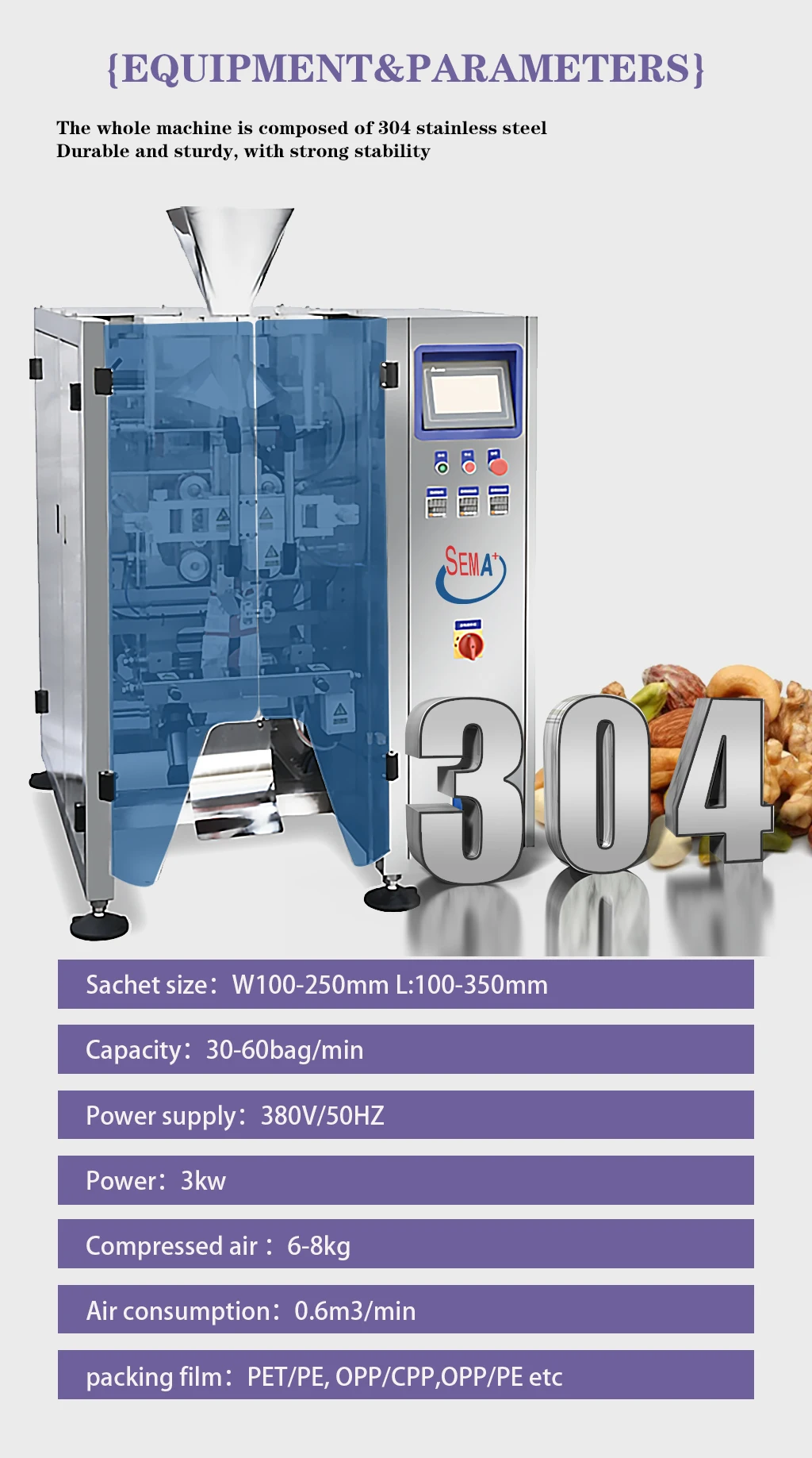 Vertical Packaging Machine Snack Potato Chip Packaging Machine - Buy ...
