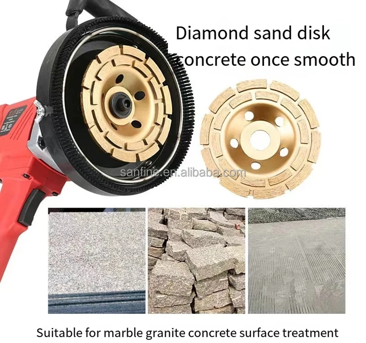 Hand Held Powerful Concrete Floor and Wall Grinder Polisher Efficient ...