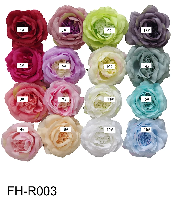 Wholesale Large Velvet Fake Rose Flower Heads for DIY Decor