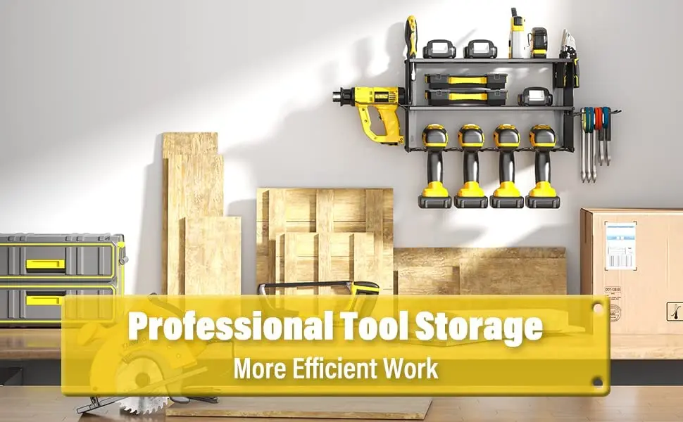 Workshop Tool Room Warehouse Heavy Duty Pegboard Power Tool Rack ...