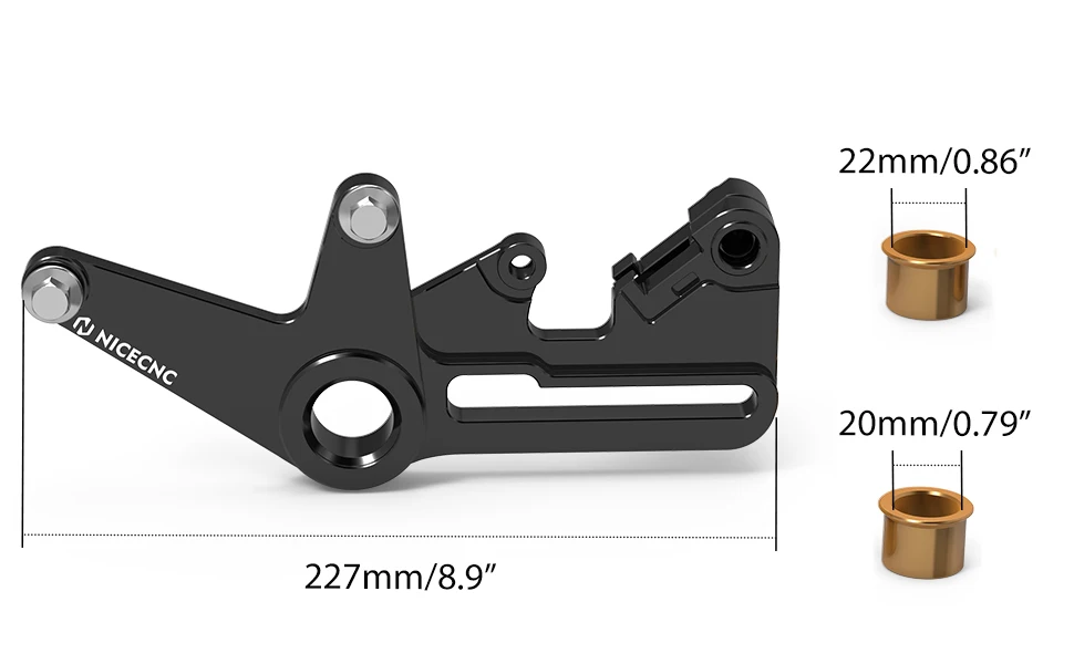 Nicecnc Stunt Hand Brake Dual Caliper Bracket For Ktm 125 250 350 450 ...