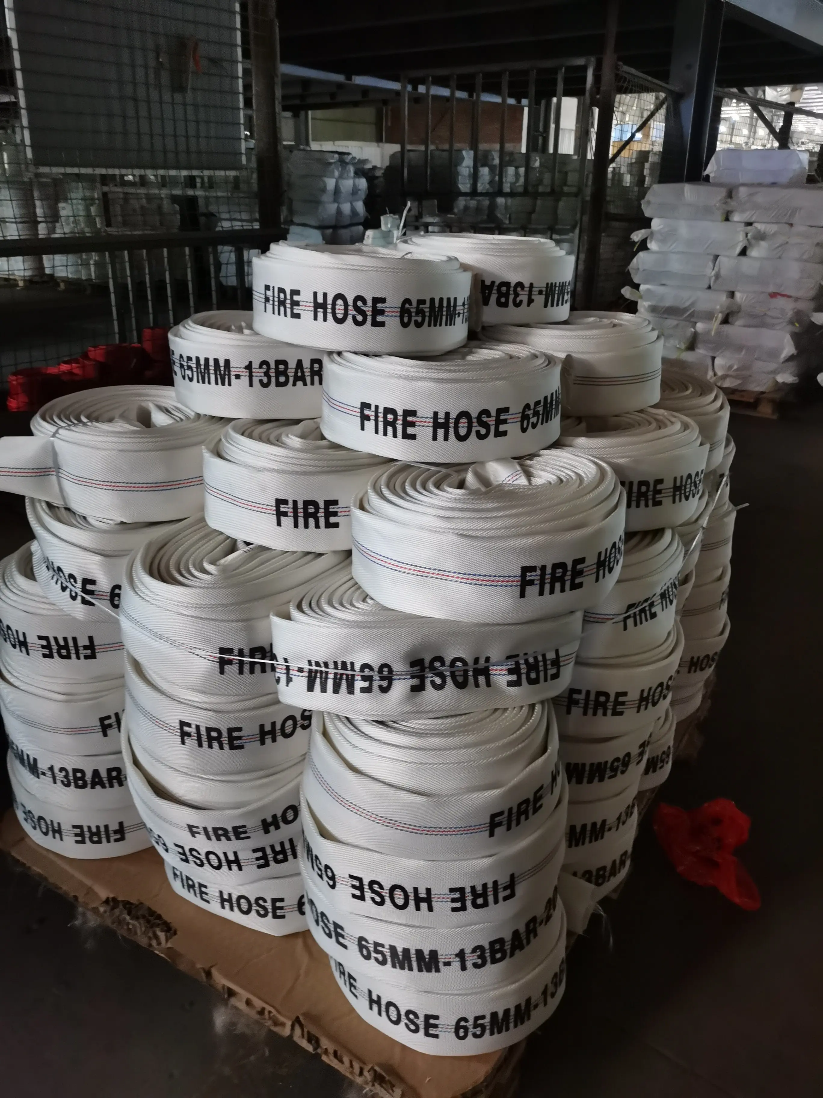 Fire Suppression 1.5inch Fire Fighting 10bar Pvc Fire Hose With Long ...