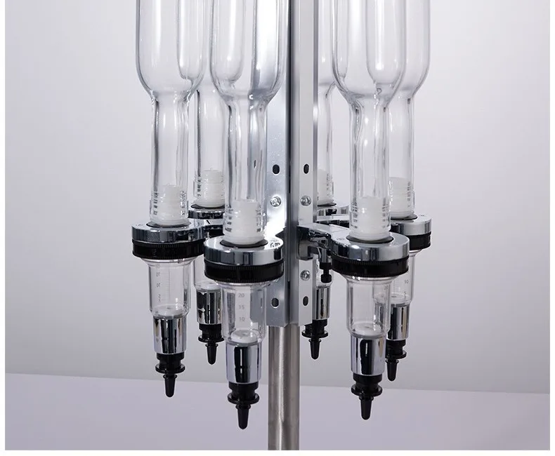 6 Pump Head Distributor 500ml Rotatable Design 6 Bottles Perfume ...