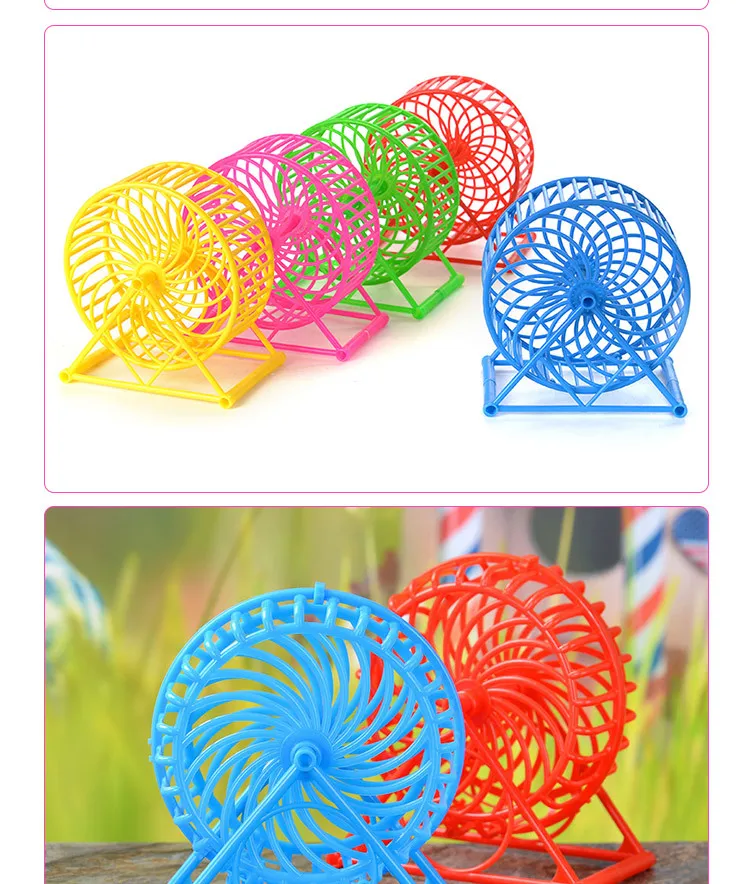 Rat Hamster Rotating Wheel - Exercise & Fun for Small Animals
