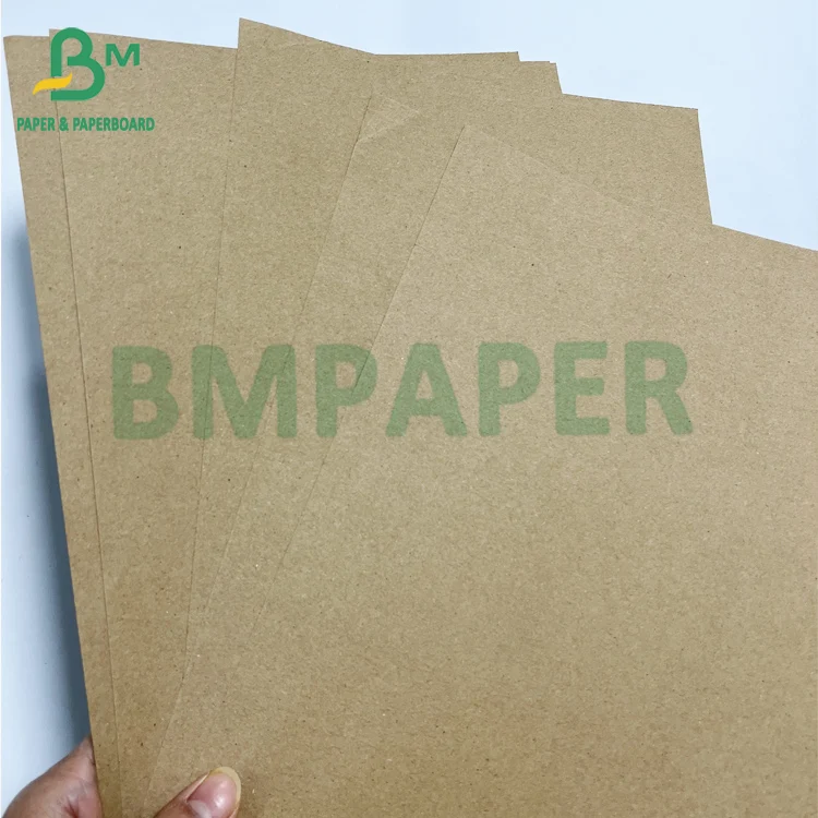 160gsm 180gsm Printable Recycled Pulp Uncoated Brown Test Liner Paper ...