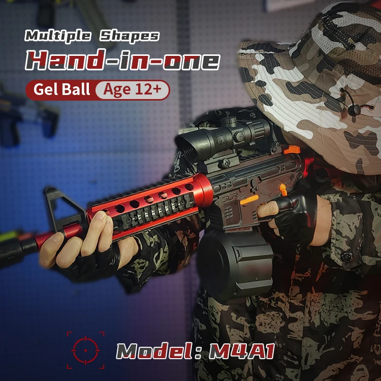 M4a1 Splatter Ball Gun Electric Rifle Summer Outdoor Toys Hand-in-one ...