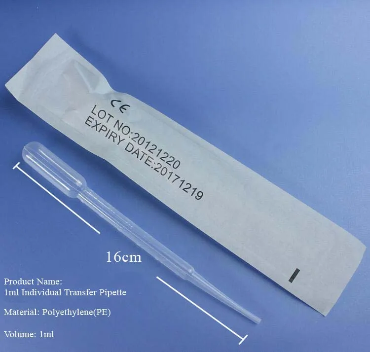 Laboratory Single Use Plastic Sterile 10ml Pasteur Pipette Transfer ...