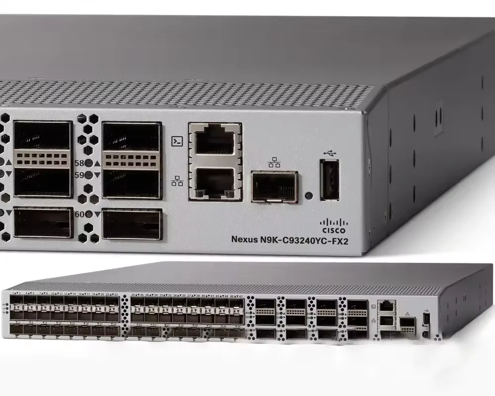 Nexus 9000 Series N9K network switch Fixed with 48p 1/10G/25G SFP and ...