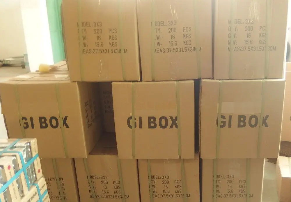 3X3 3X6 GI Conduit Boxes - Durable Electrical Solutions