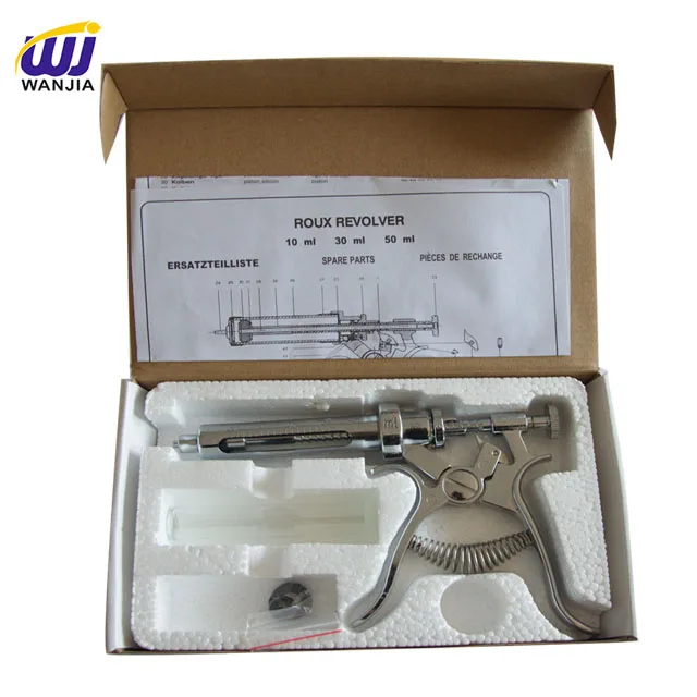Multidose Automatic Pistol-grip Syringe Metal Body,Luer Lock,Adjustable ...