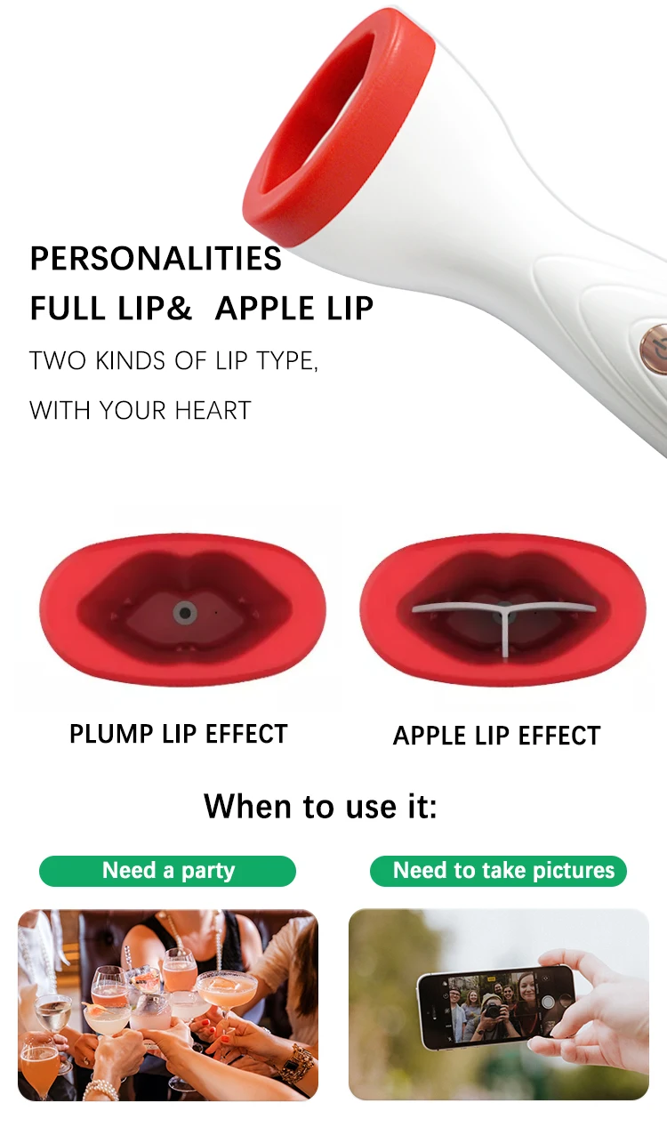 Amazon Vibrating Lip Plumper Lip Plumper Device Enhancement Sexy Bigger ...
