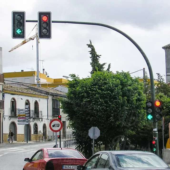 400mm Led Traffic Signal Light Semaforos Red Green Arrow With Yellow ...